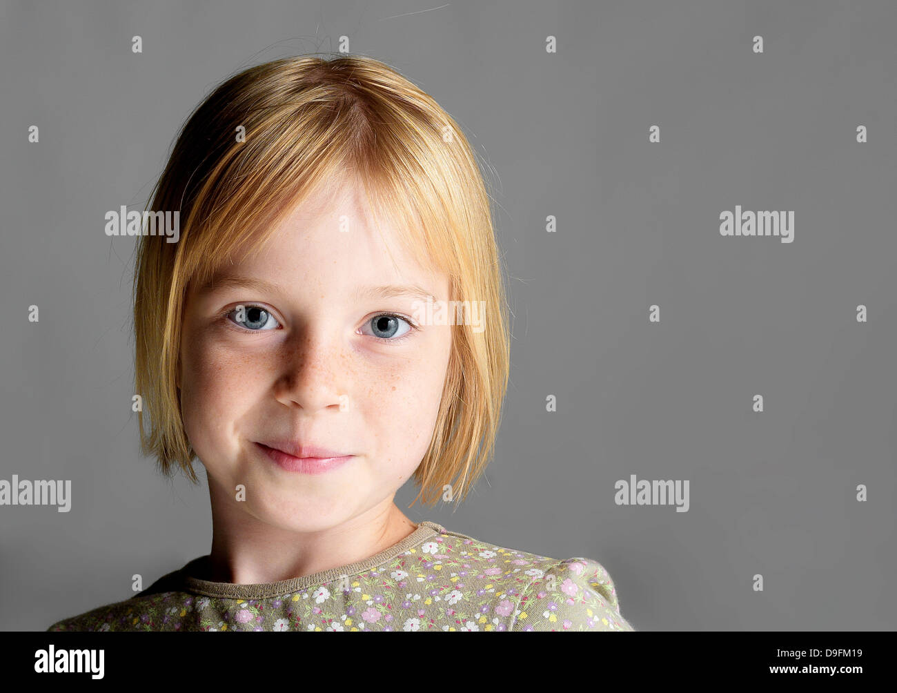 Young Girl's Face Stock Photo - Alamy