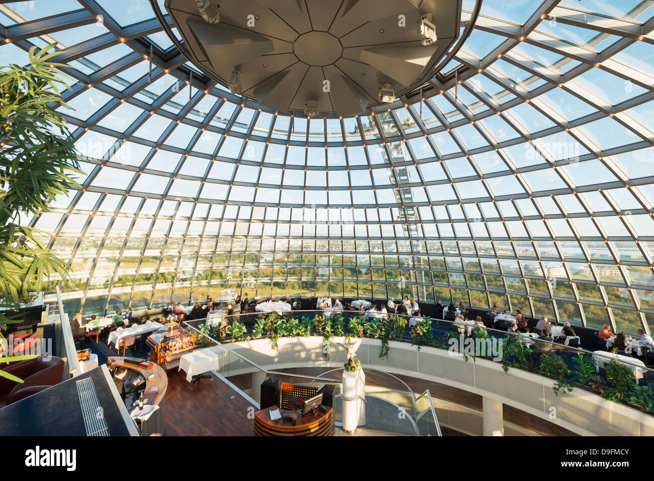 Perlan, The Pearl restaurant, Reykjavik, Iceland, Polar Regions Stock ...