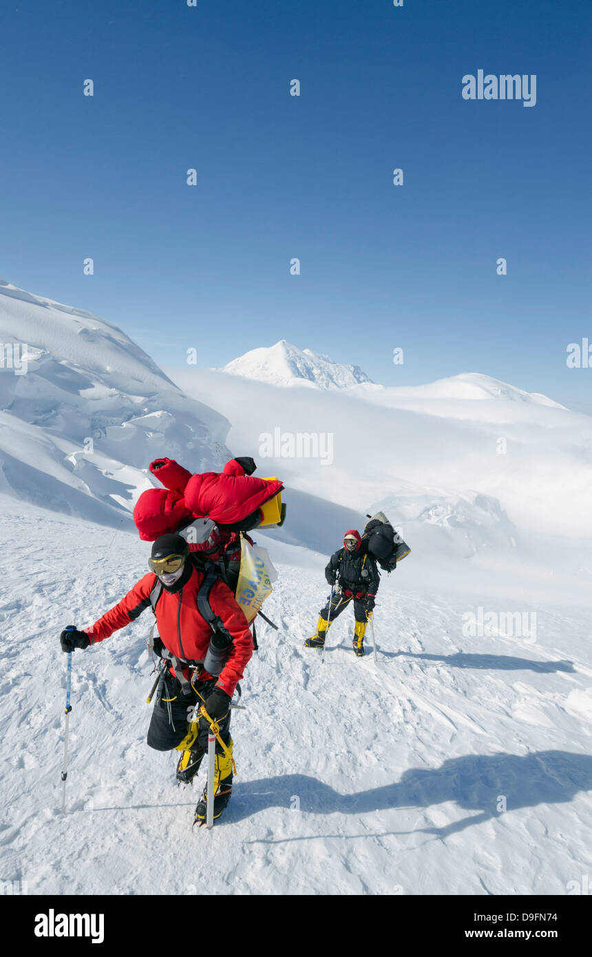 Climbing expedition on Mount McKinley, 6194m, Denali National Park ...