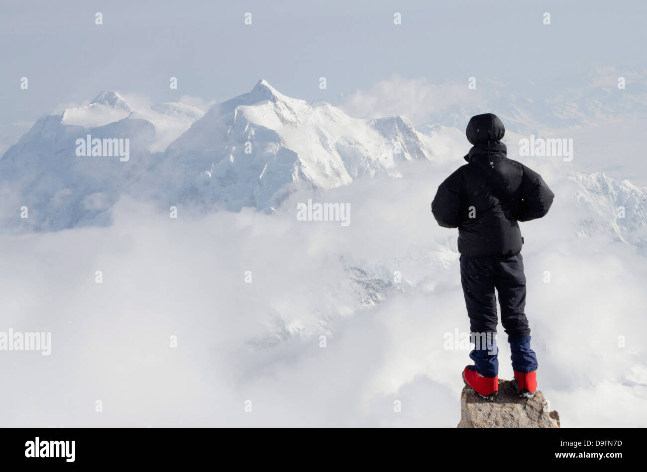 Climbing expedition on Mount McKinley, 6194m, Denali National Park ...