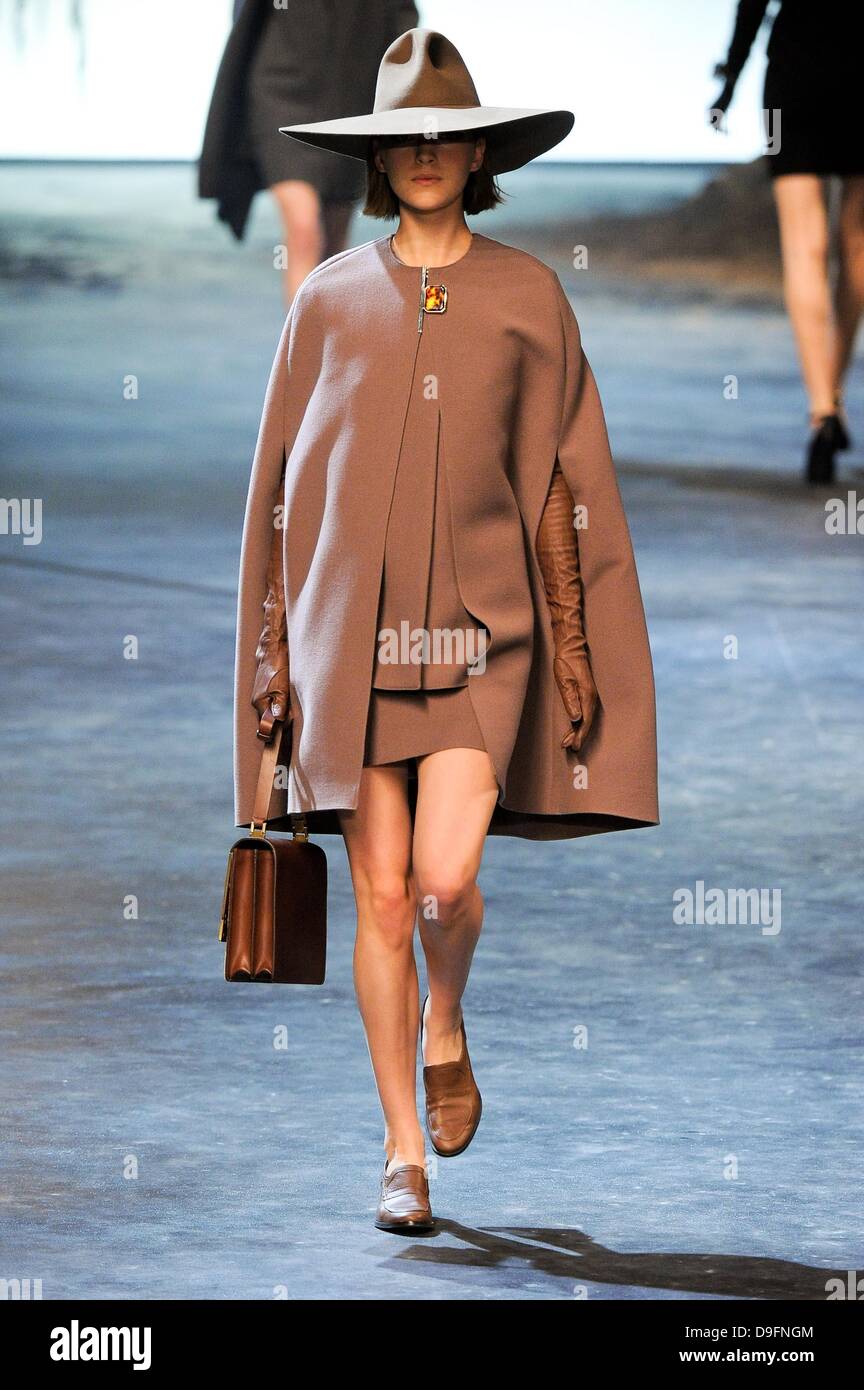 Model Paris Fashion Week Fall-Winter ready to wear 2012 - Lanvin - Catwalk Paris, France - 04.03 ...