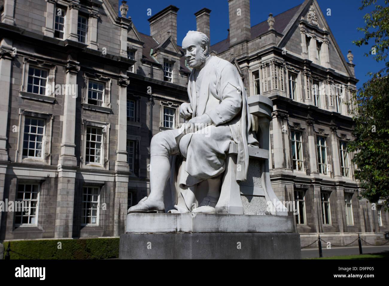 Sculpture of George Salmon at Trinity College Dublin Ireland Stock ...