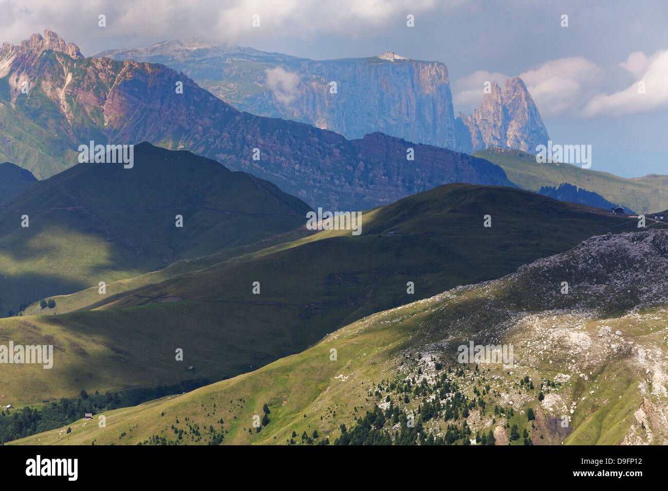 Dramatic mountains in the Dolomites, Italy Stock Photo - Alamy