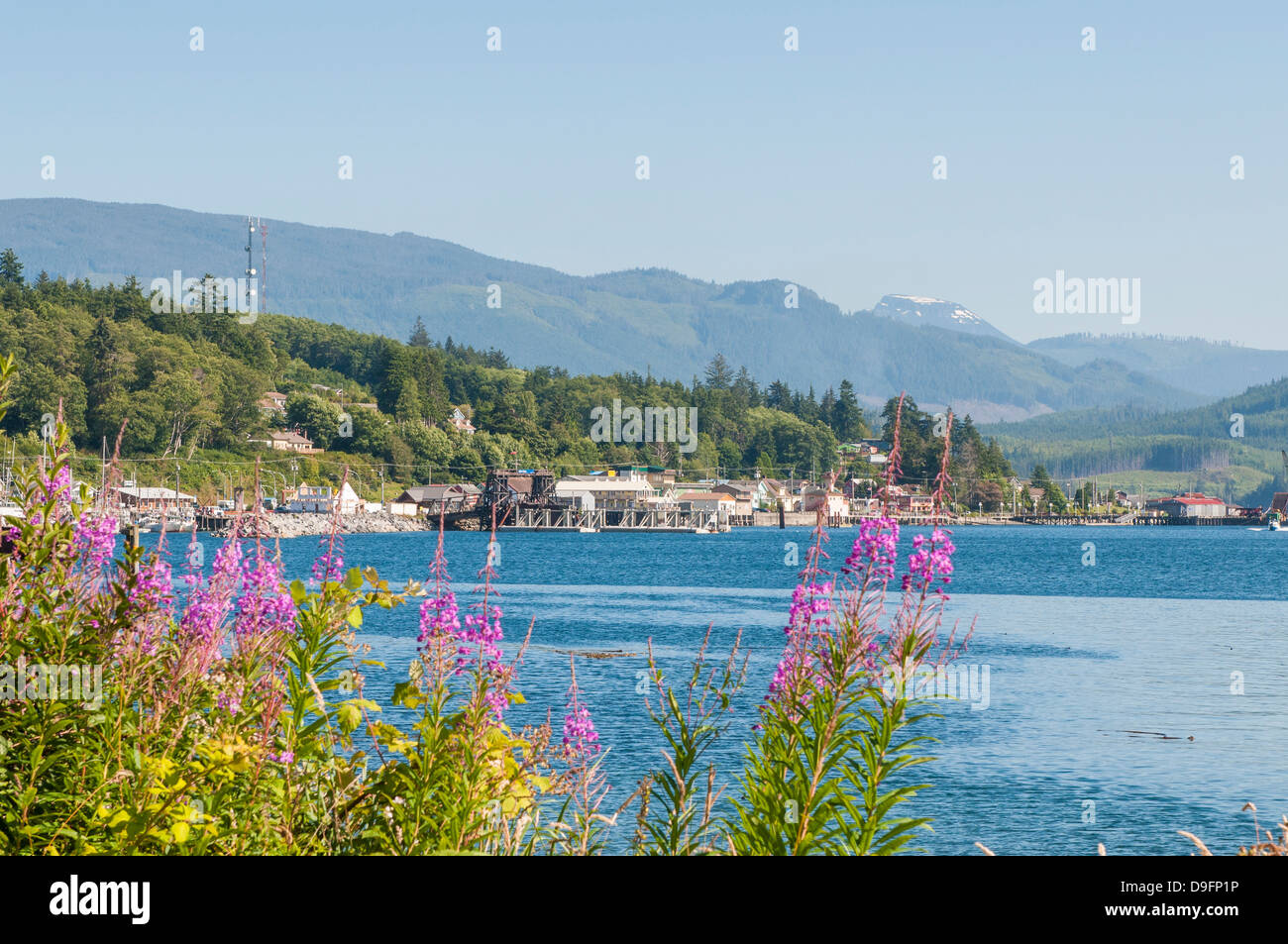 Alert Bay harbour, British Columbia, Canada Stock Photo - Alamy