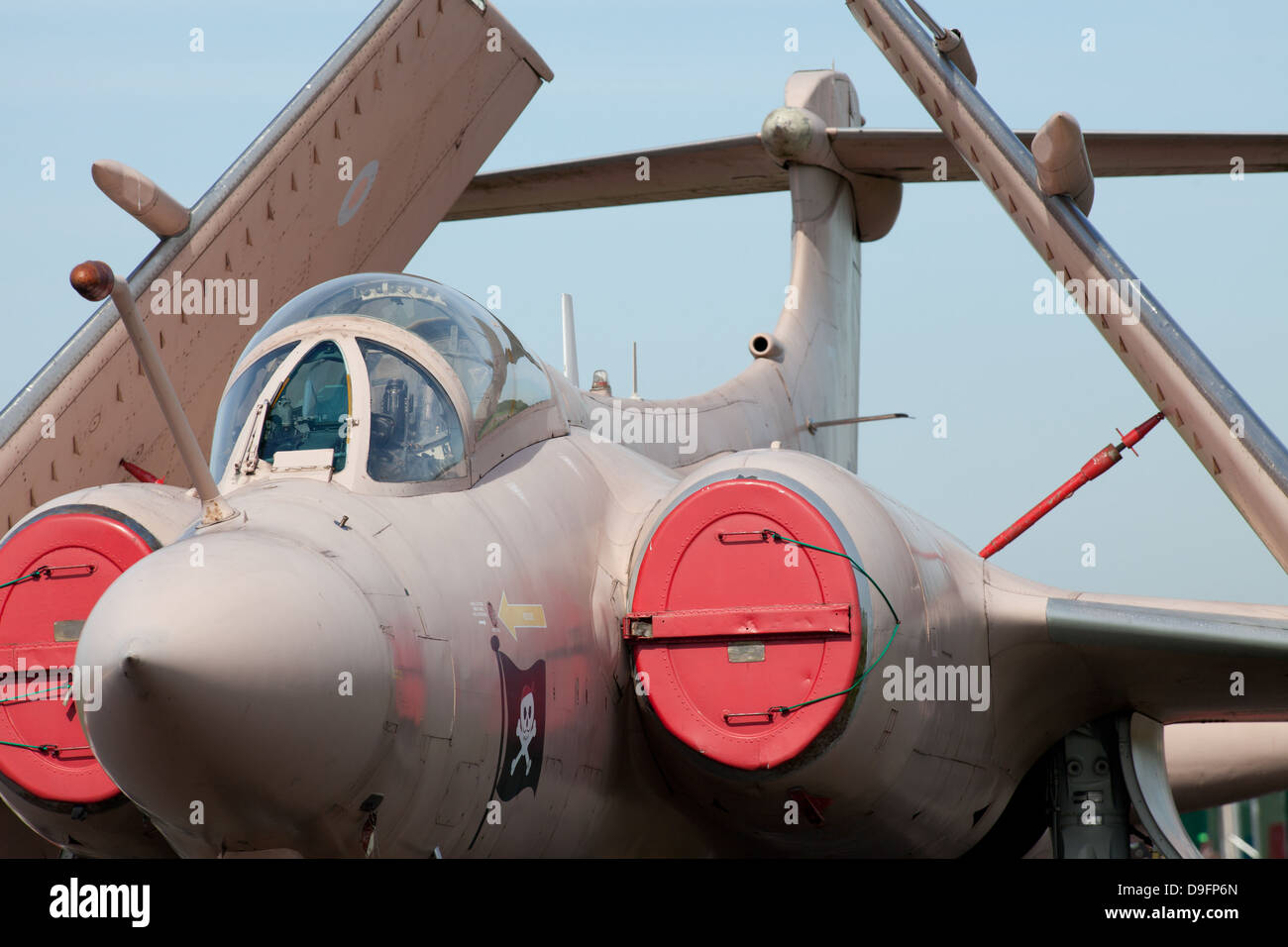 Buccaneer S2B Cold war 1960s RAF aircraft tactical bomber taxiing at ...