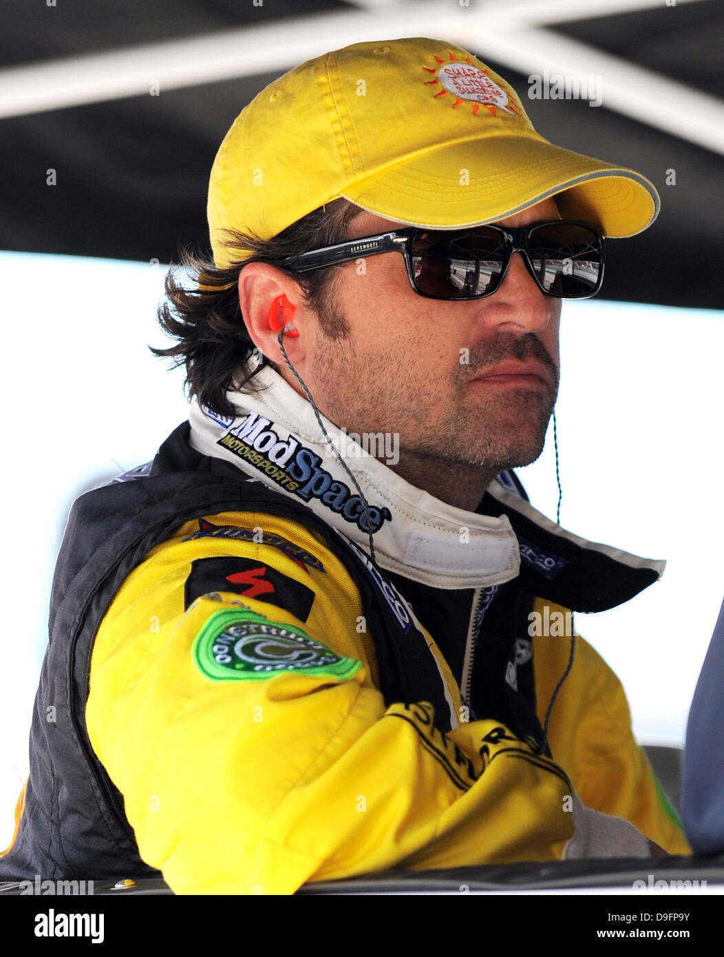 Patrick Dempsey attends the Miami Grand Prix featuring the Grand Am ...