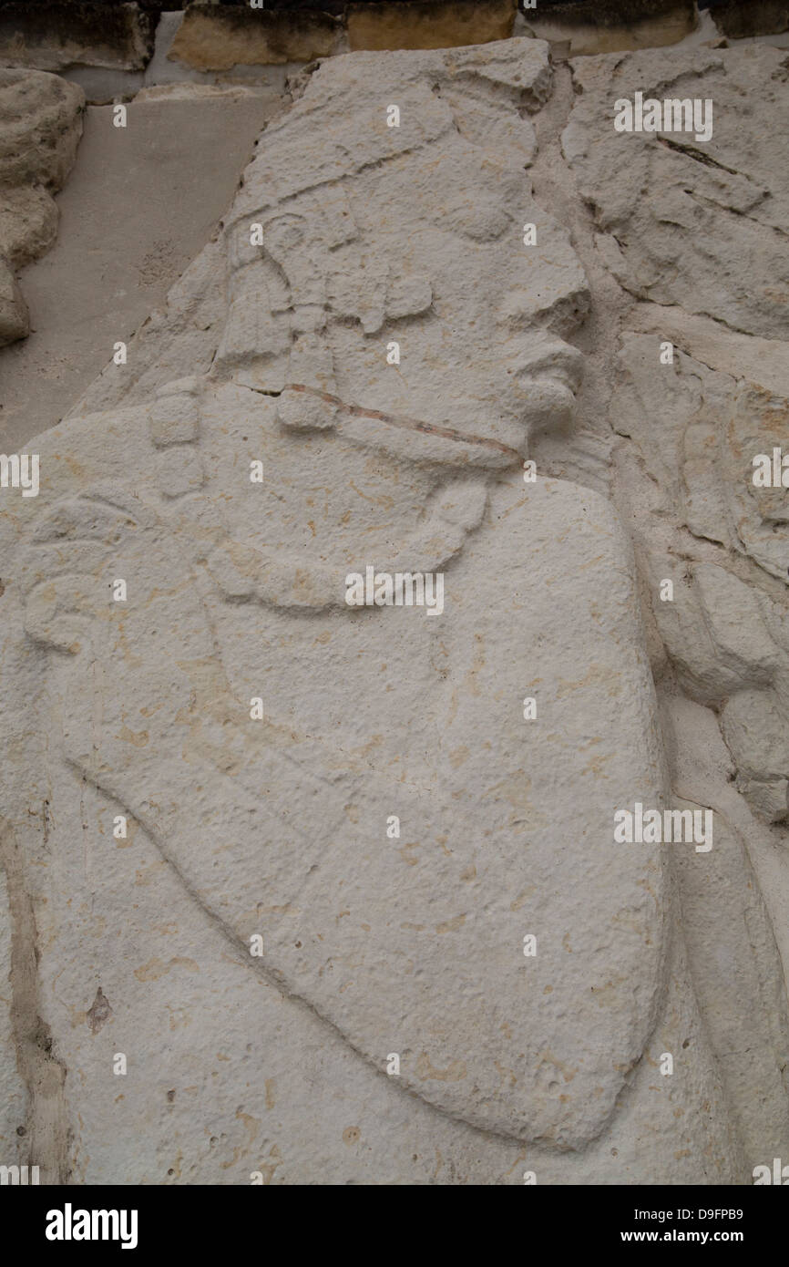 Stucco motifs of Mayan nobles, Palace, Palenque Archaeological Zone ...