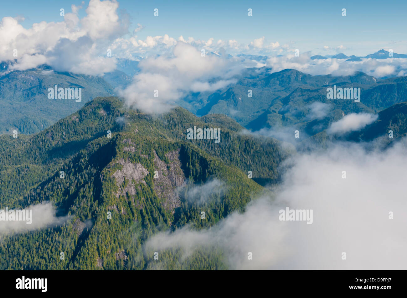 Coastal scenery in Great Bear Rainforest, British Columbia, Canada ...