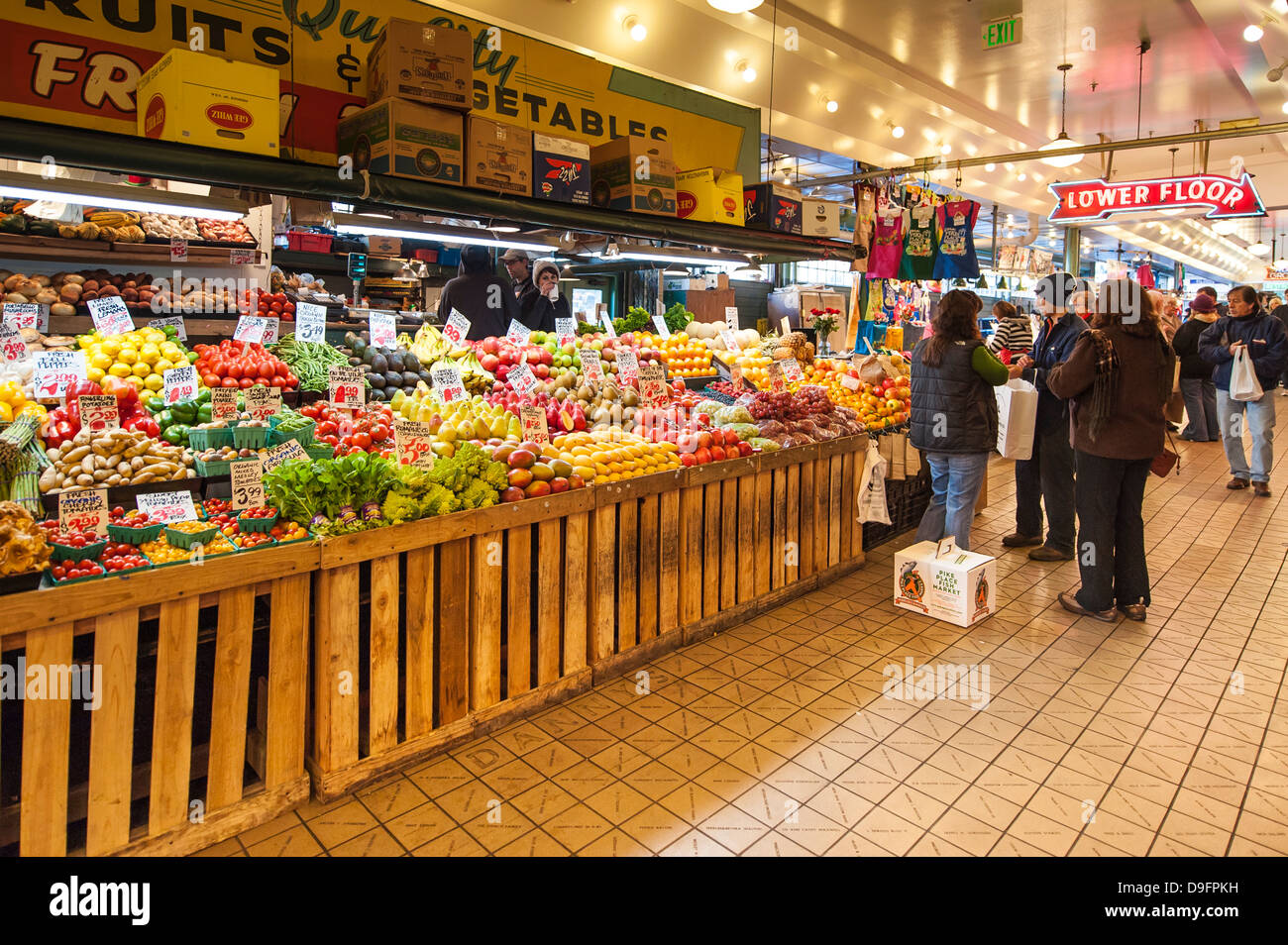 Pikes Place Market, Seattle, Washington State, USA Stock Photo - Alamy