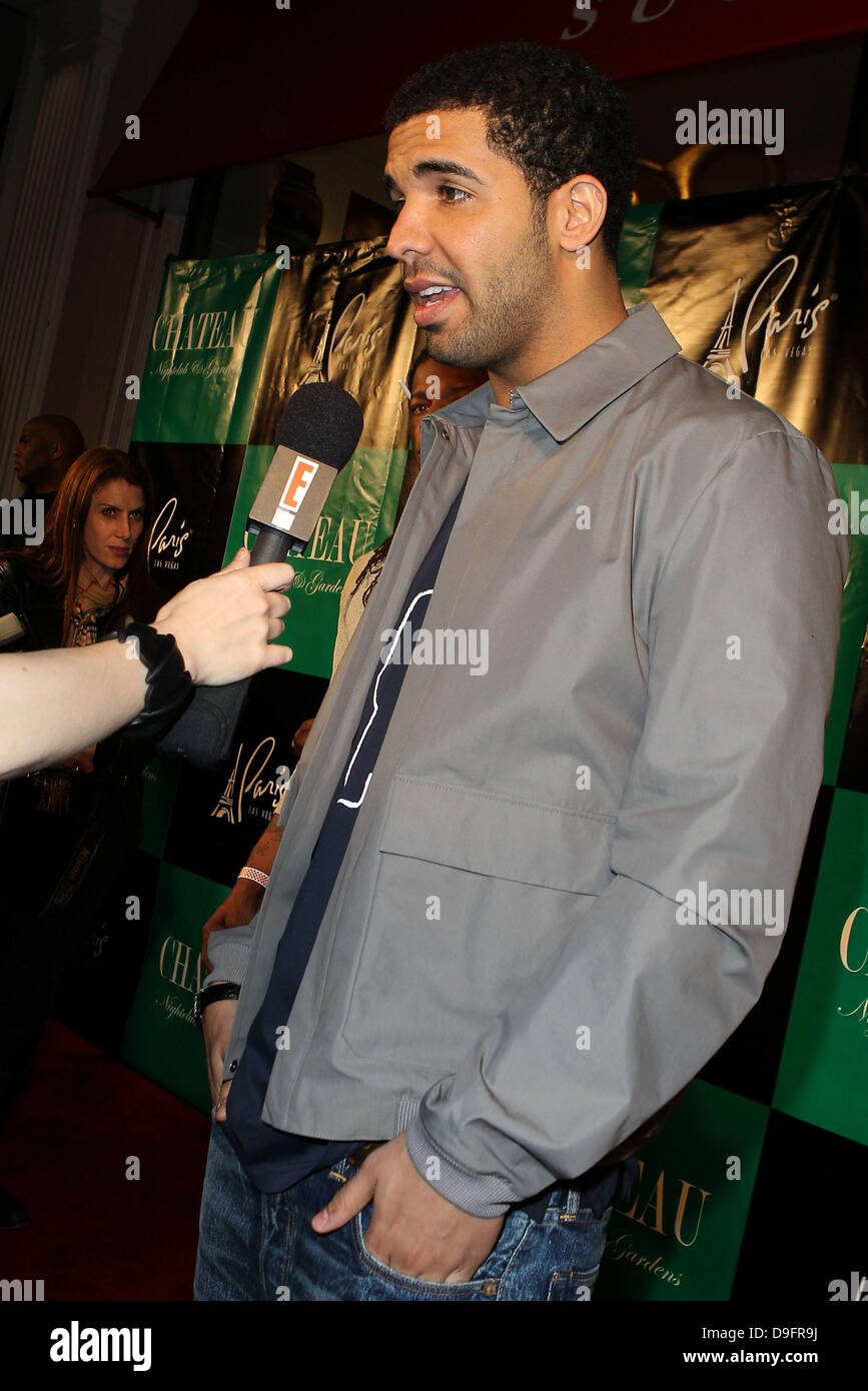 Drake Grand Opening of Chateau Nightclub at Paris Hotel and Casino Las ...