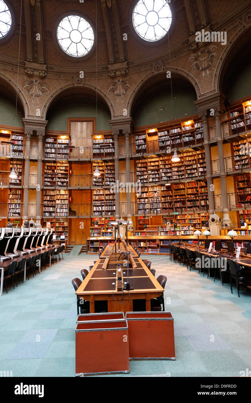 Paris national library interior hi-res stock photography and images - Alamy