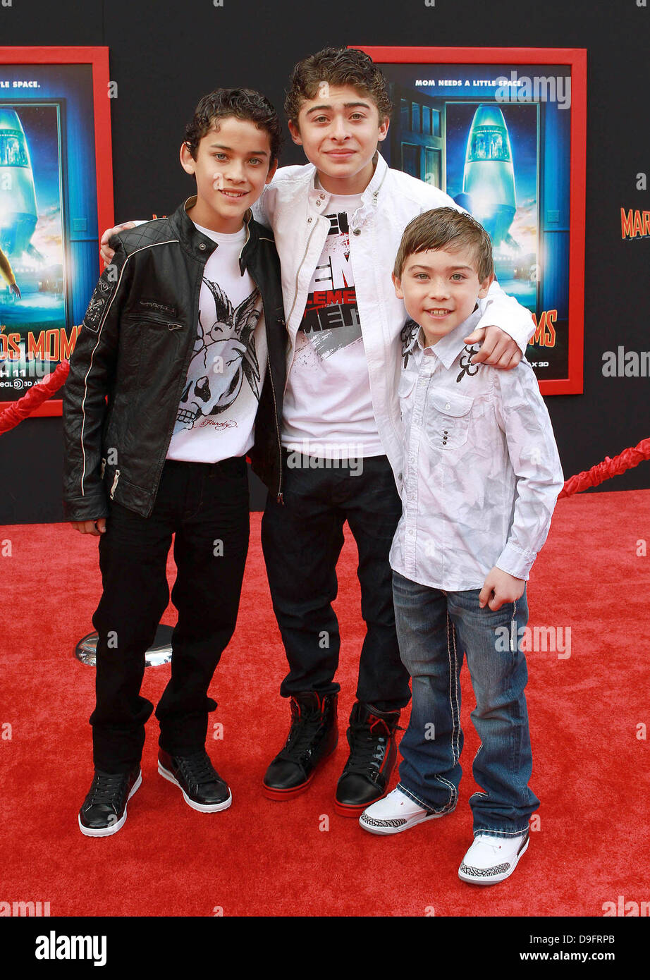 Ryan, Robert and Raymond Ochoa at the Los Angeles premiere of 'Mars ...