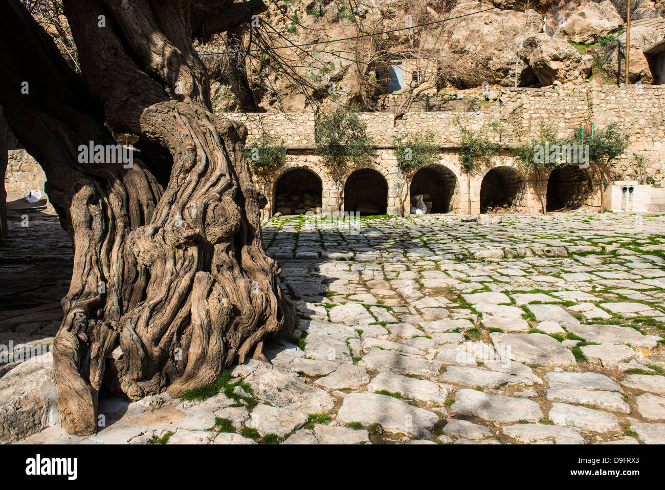 Lalish, capital of the Kurdish sect of the Yazidis in Iraq Kurdistan ...