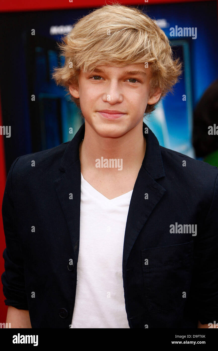 Cody Simpson at the Los Angeles premiere of 'Mars Needs Moms 3D' at the ...