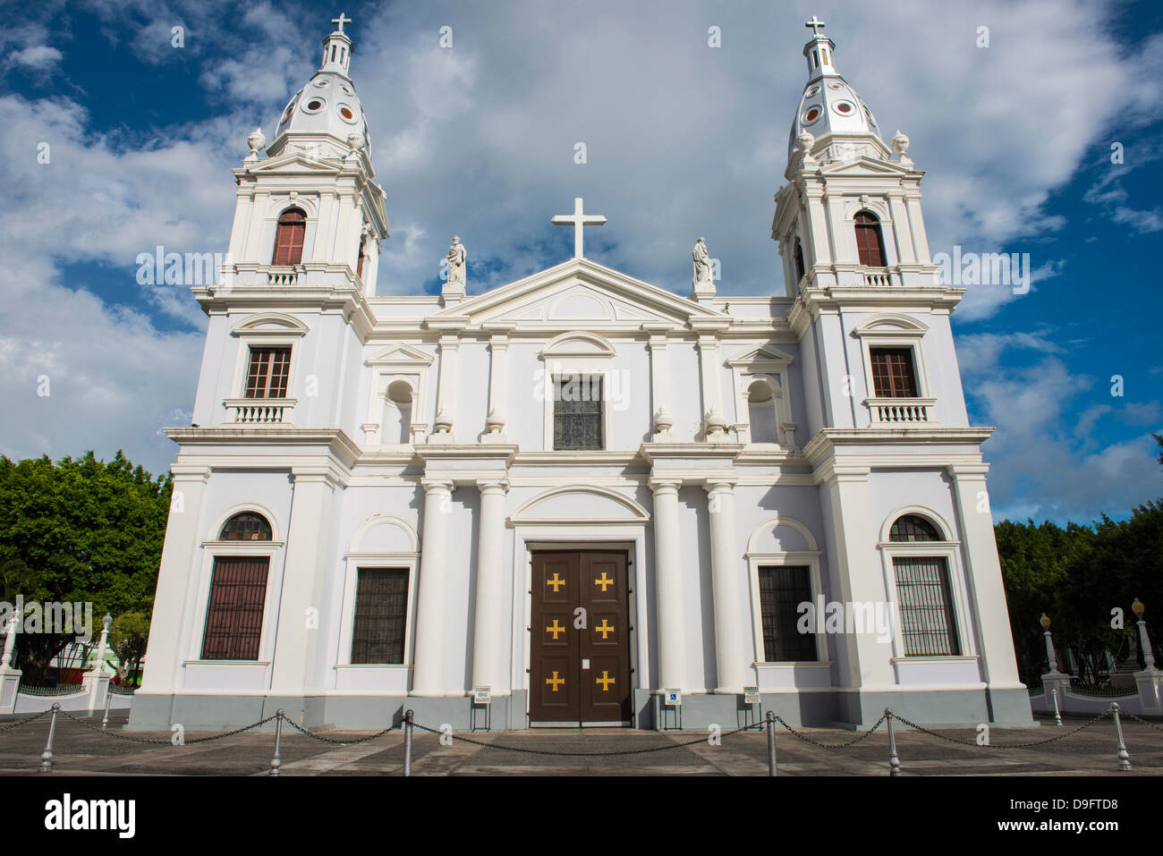 The cathedral of Ponce, Ponce, Puerto Rico, West Indies, Caribbean ...