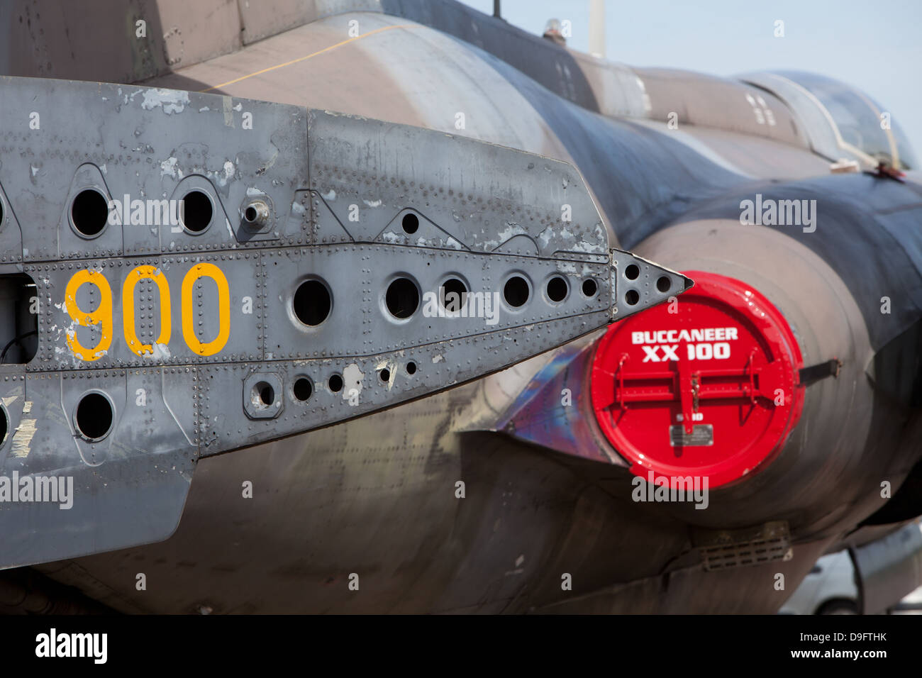 Buccaneer S2B Cold war 1960s RAF aircraft tactical bomber taxiing at ...