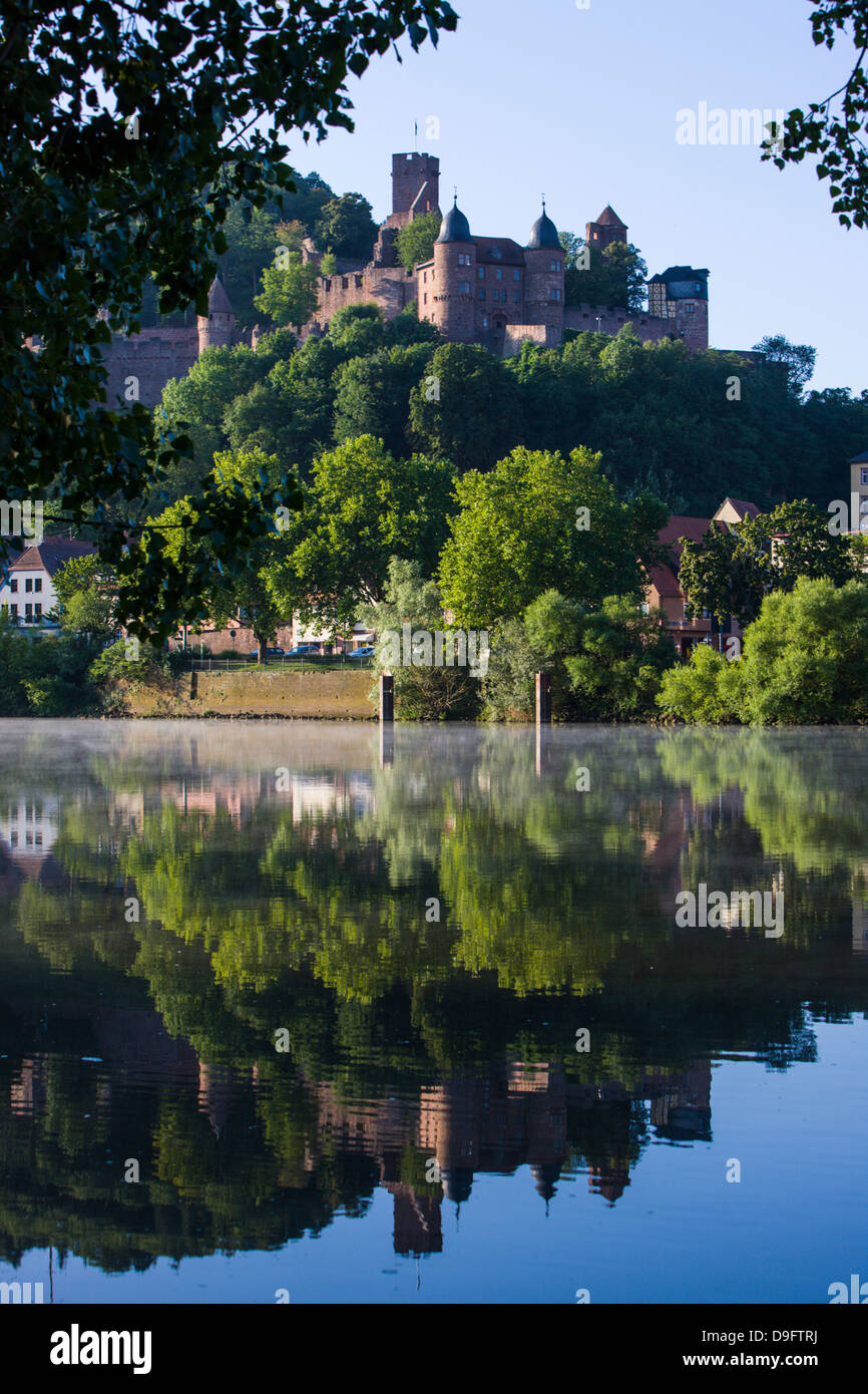 The castle of Wertheim in the Main valley, Franconia, Bavaria, Germany ...