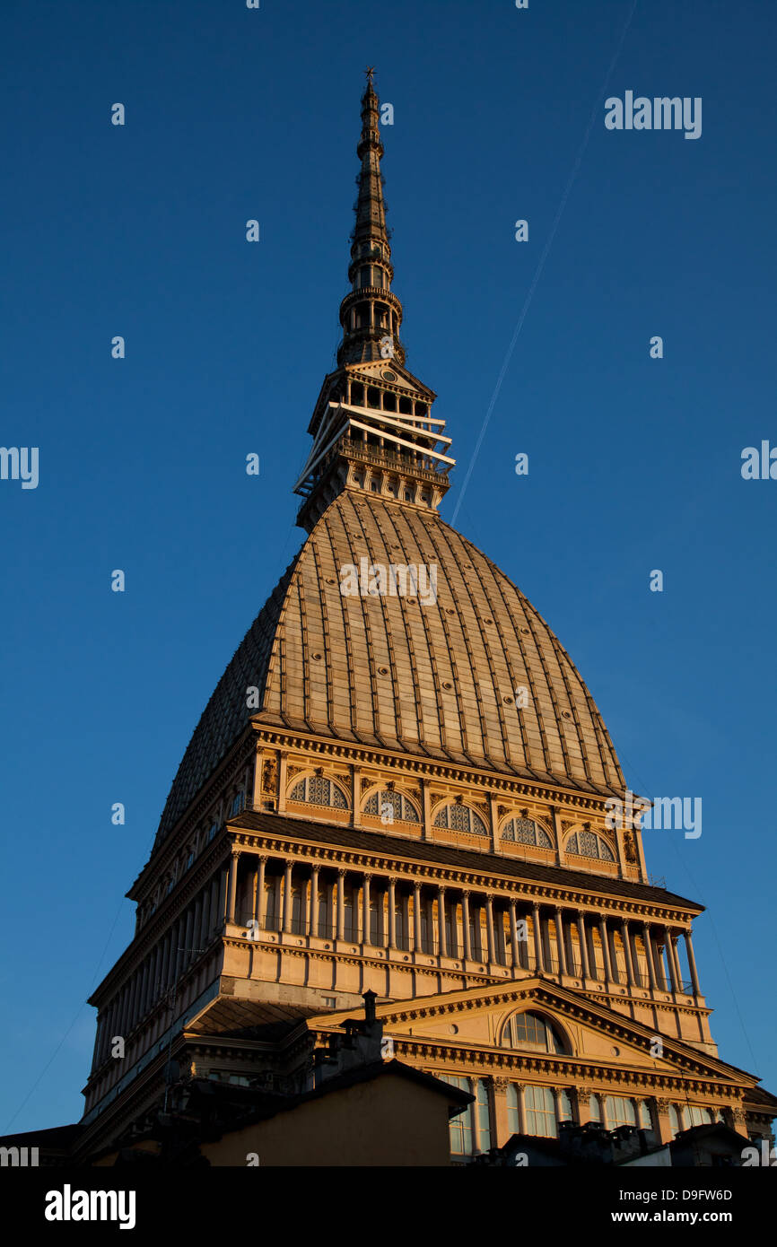 The Mole Antonelliana, now housing the Museo Nazionale del Cinema, a ...