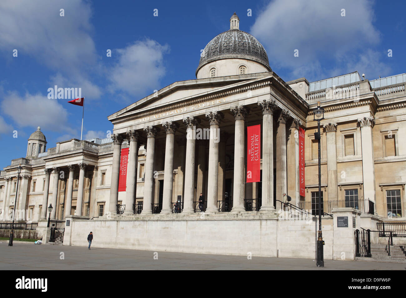 The National Gallery, Trafalgar Square, London, England, UK Stock Photo ...