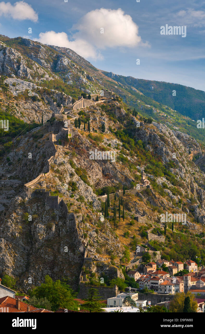 Old Town Fortifications, Kotor, Bay of Kotor, UNESCO World Heritage ...
