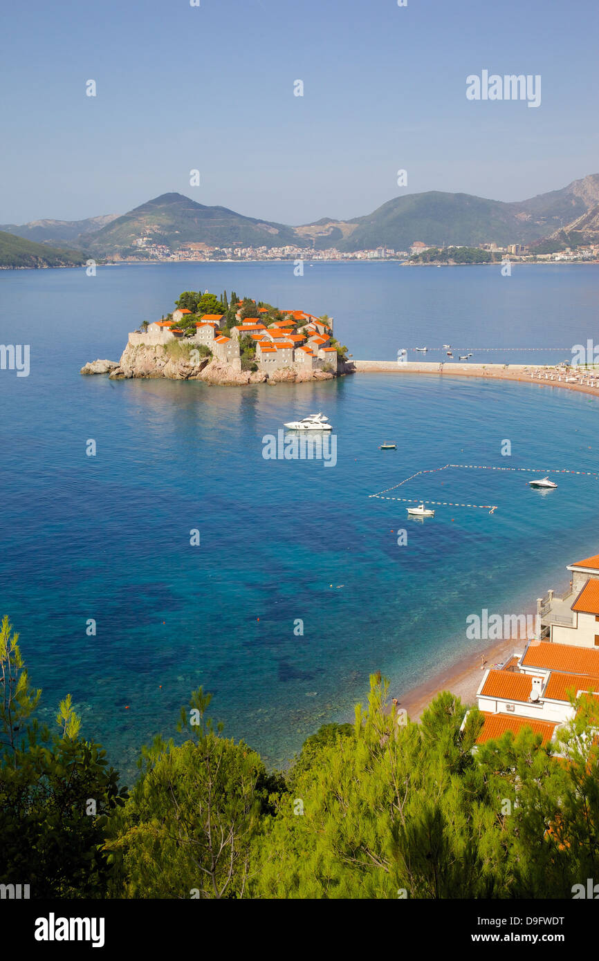 Sveti Stefan, Budva Bay, Budva Riviera, Montenegro Stock Photo - Alamy