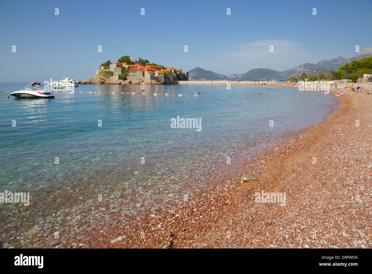 Sveti Stefan, Budva Bay, Budva Riviera, Montenegro Stock Photo - Alamy