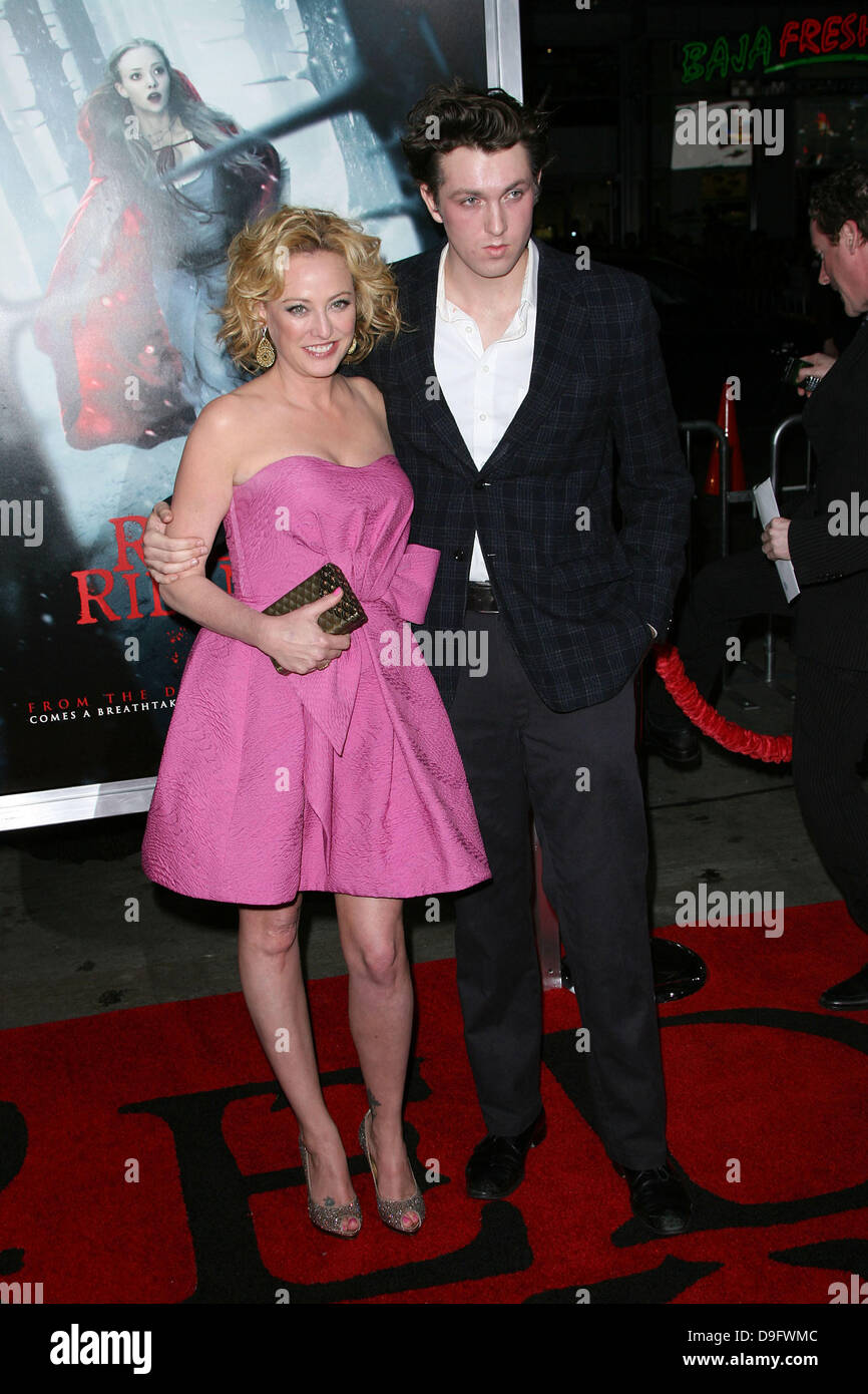 Virginia Madsen with nephew Christopher Madsen Los Angeles Premiere of ...