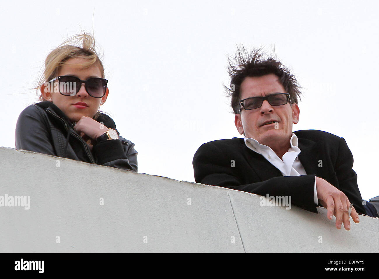 Charlie Sheen and Natalie Kenly aka Natty Charlie Sheen continues on ...