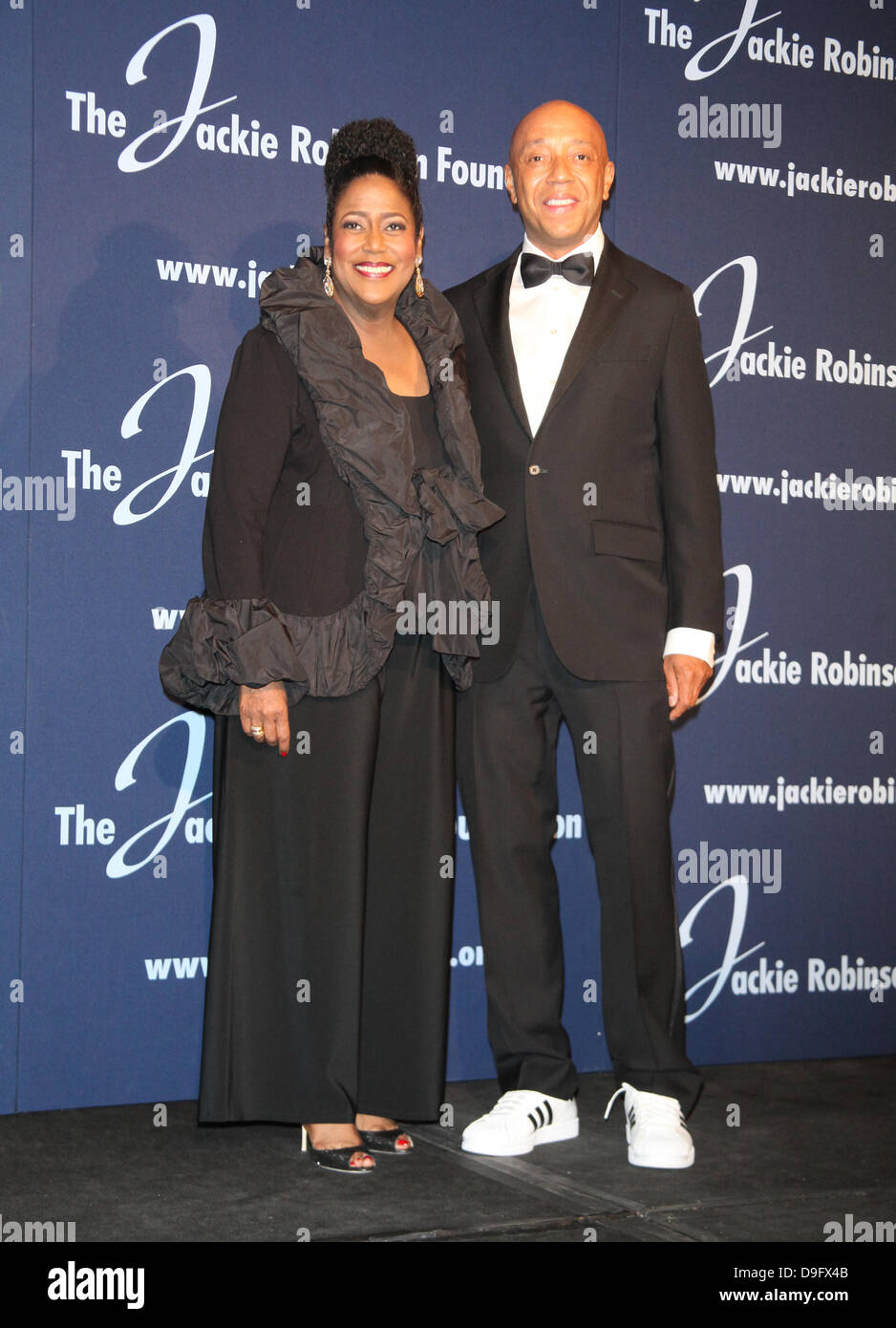 Ingrid Saunders Jones and Russell Simmons The Jackie Robinson ...