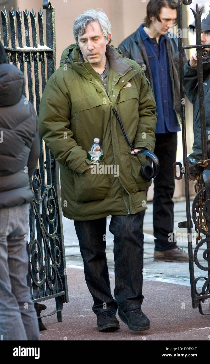 Director Paul Weitz on the set of 'Another Bullshit Night in Suck City ...