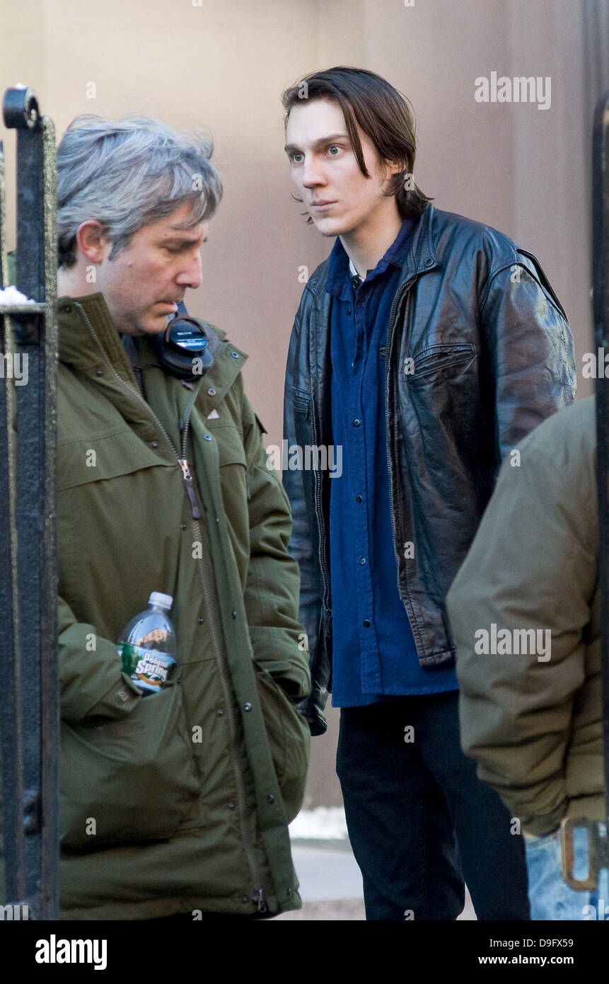 Paul Dano and Director Paul Weitz on the set of 'Another Bullshit Night ...