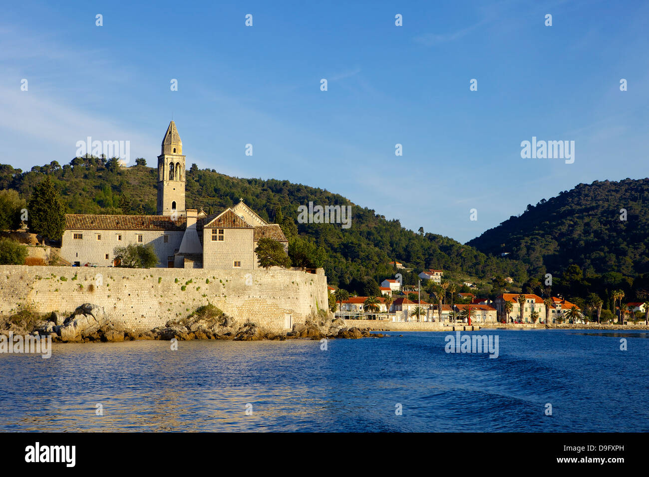 St. Mary's Church and Franciscan Monastery on the island of Lopud ...