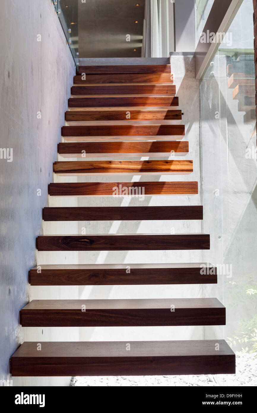 Staircase of a house Stock Photo - Alamy