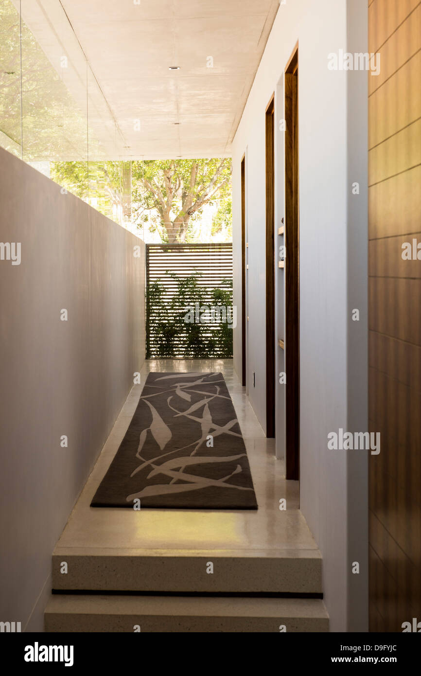 Corridor of a house Stock Photo - Alamy