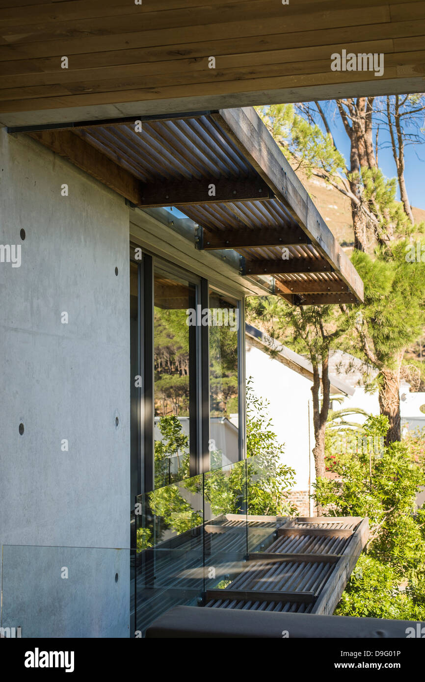 Outside view from a window Stock Photo - Alamy