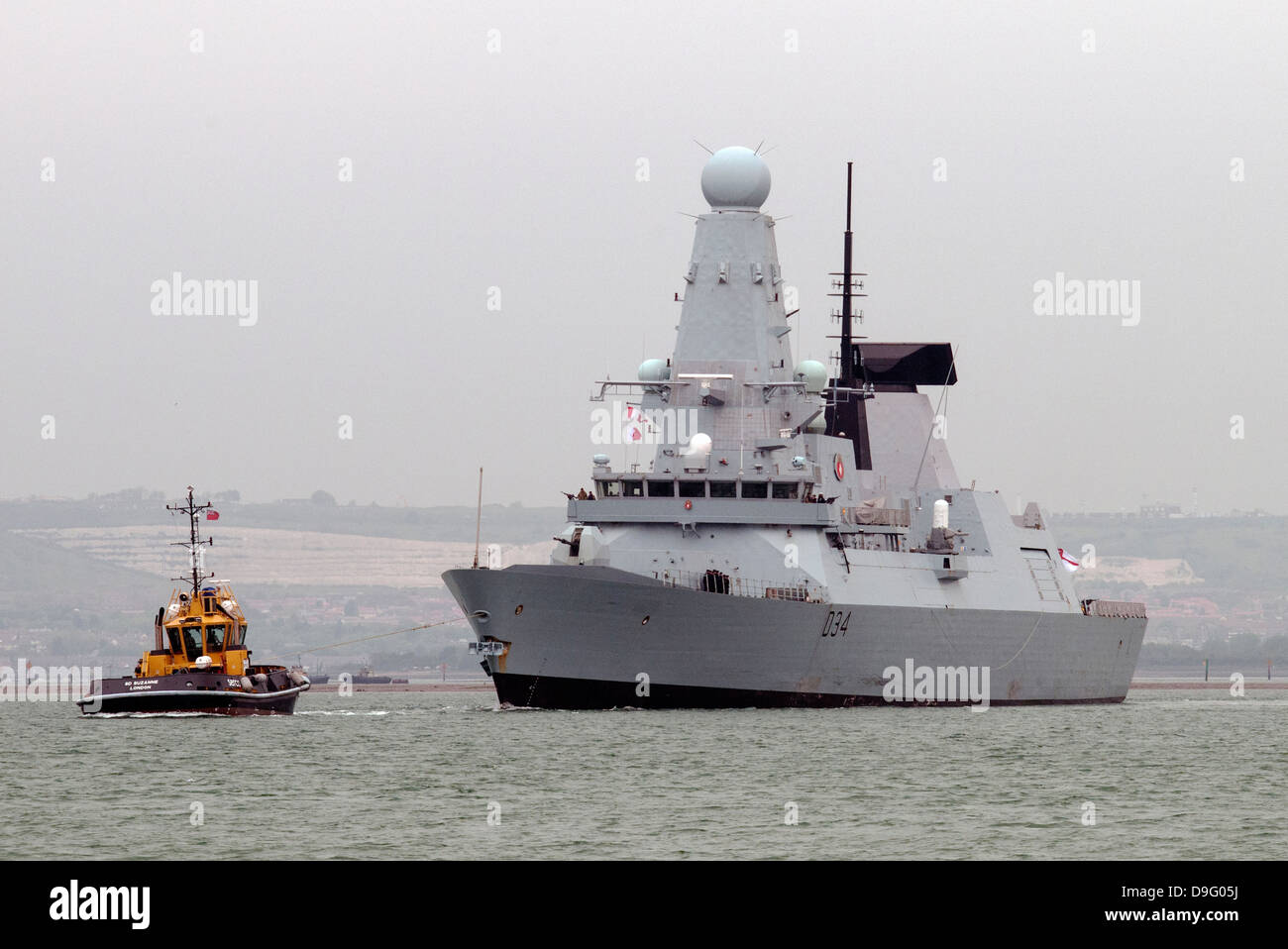 HMS Diamond Type 45 or Daring-class air-defence destroyers built for ...