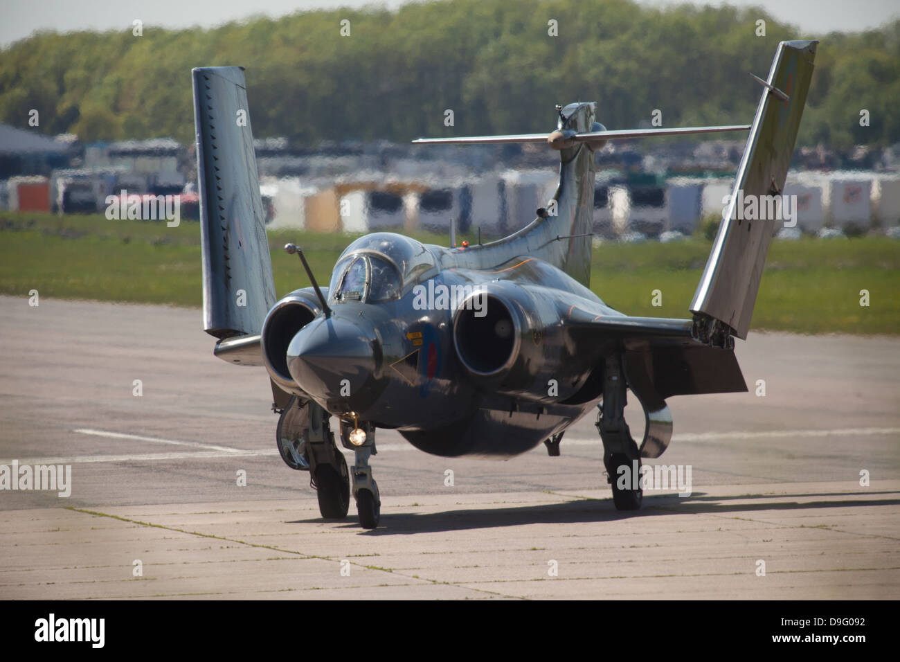 Buccaneer S2B Cold war 1960s RAF aircraft tactical bomber taxiing at ...