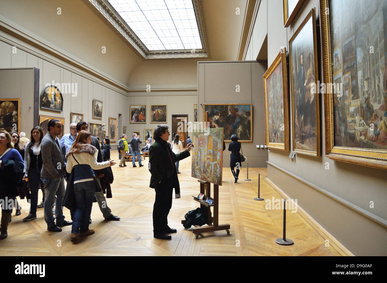 France paris louvre exhibition hall hi-res stock photography and images ...
