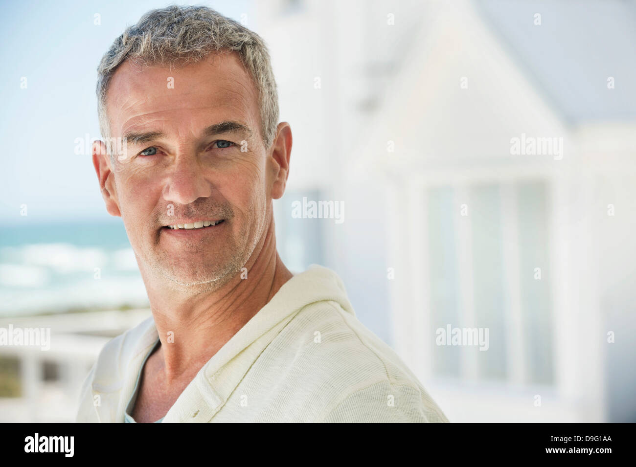 Portrait of a man smiling Stock Photo - Alamy