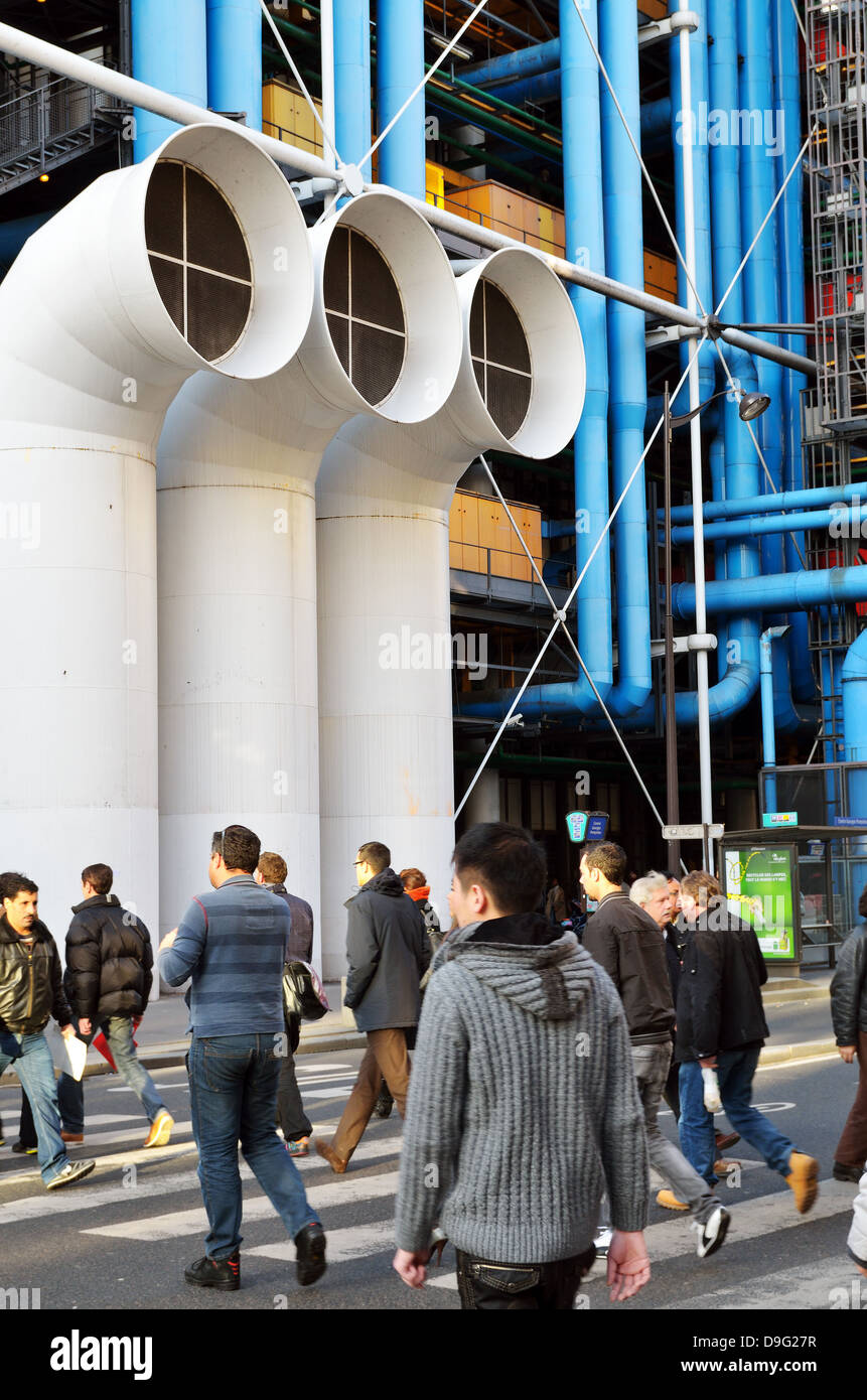 Centre George Pompidou Pipe Architecture High Resolution Stock ...