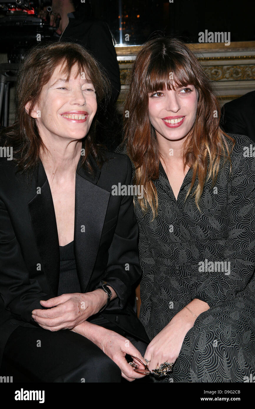 Jane Birkin and Lou Doillon Paris Fashion Week Ready To Wear Fall ...