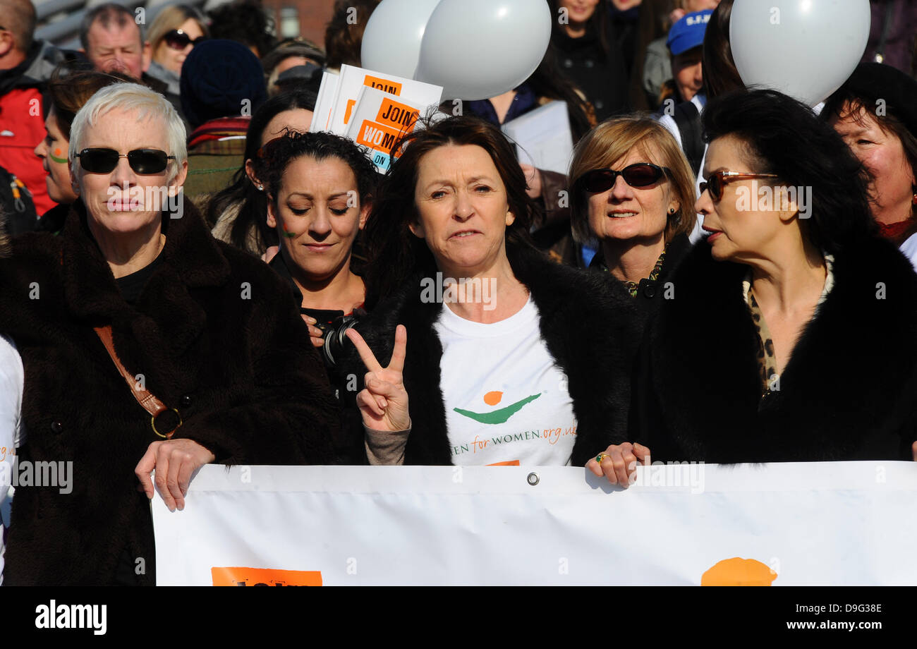 Annie Lennox, Cherie Lunghi and Bianca Jagger attend photocall ahead of ...