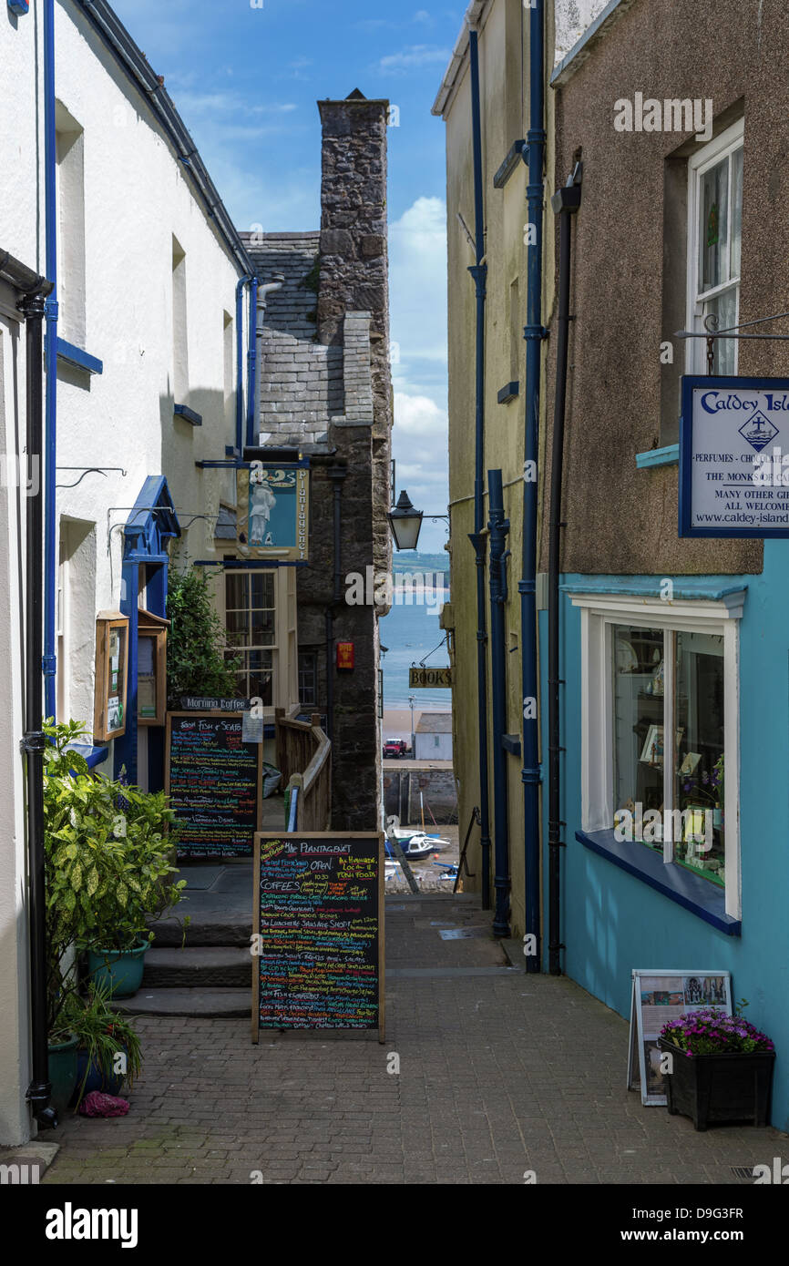 Tenby quay hill hi-res stock photography and images - Alamy