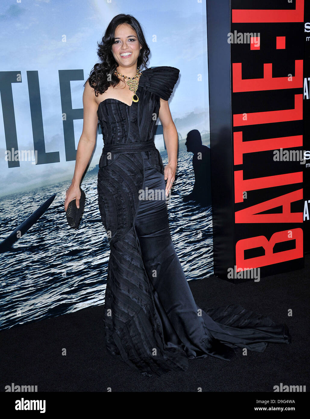 Michelle Rodriguez "Battle: Los Angeles" Los Angeles Premiere held At ...