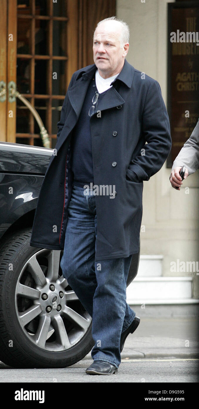 Andy Gray make his way to The Ivy Restaurant in London London, England ...