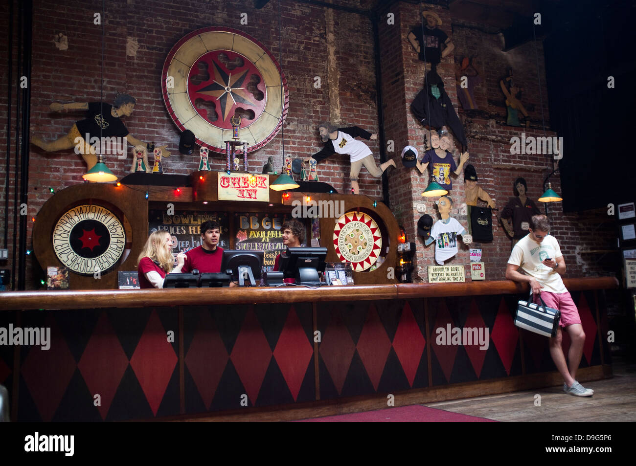 Brooklyn Bowl. Williamsburg. Brooklyn. New York Stock Photo - Alamy