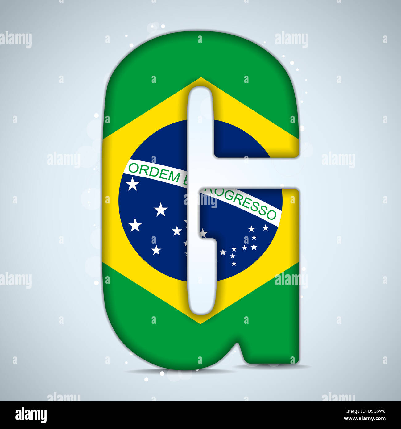 Brazil flag brazilian alphabet letters hi-res stock photography and ...