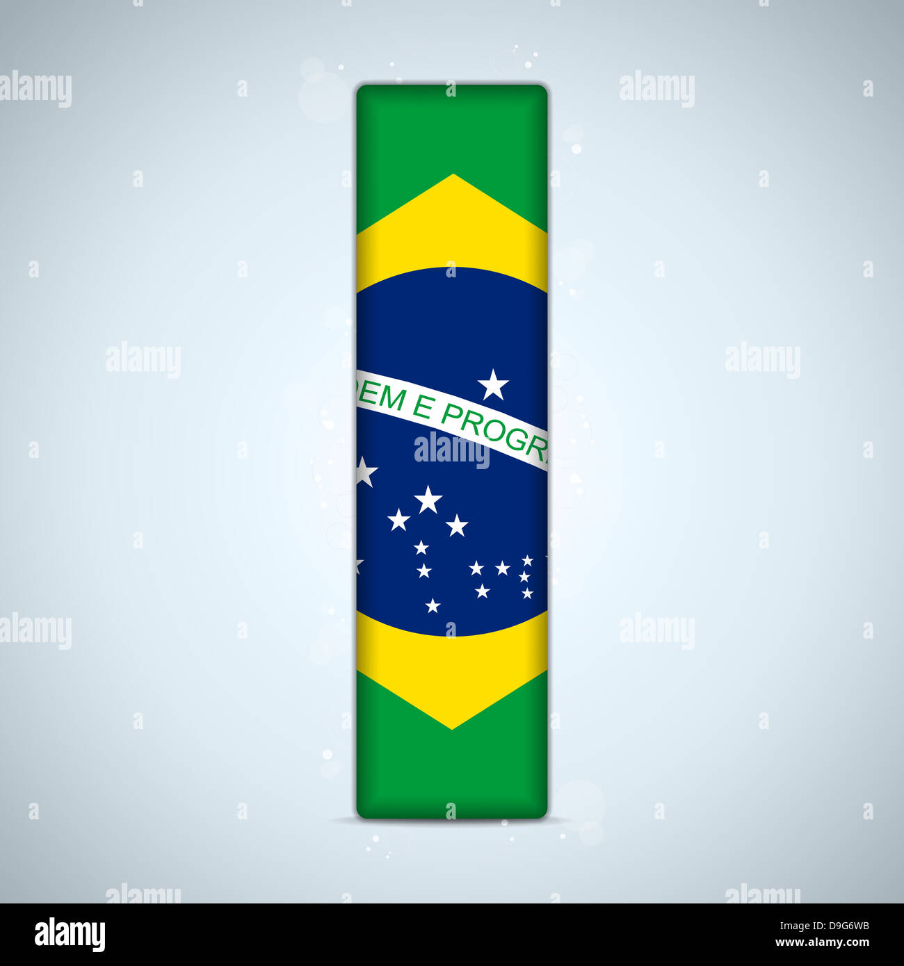 Vector - Brazil Flag Brazilian Alphabet Letters Words Stock Photo - Alamy