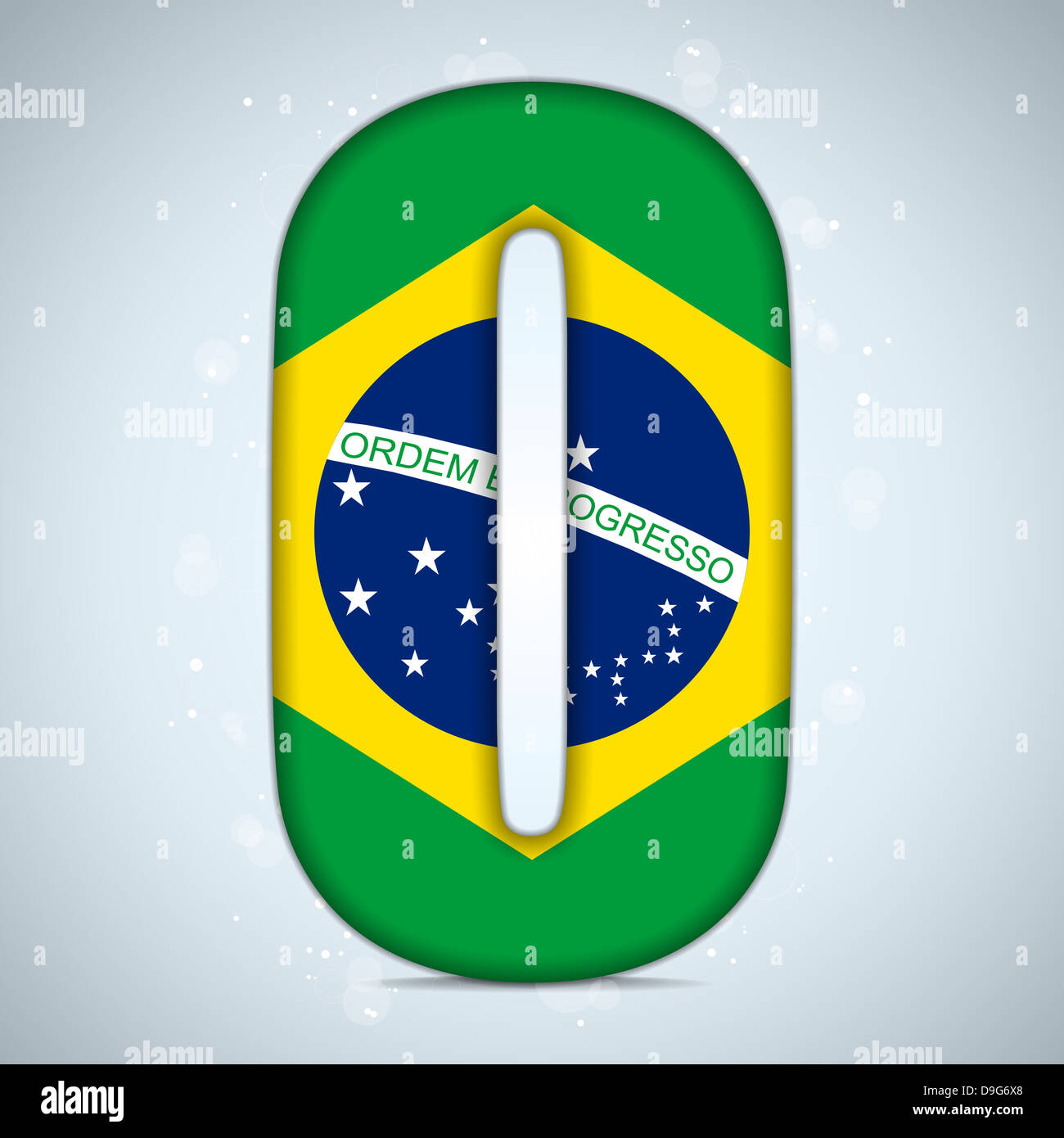 Vector - Brazil Flag Brazilian Alphabet Letters Words Stock Photo - Alamy