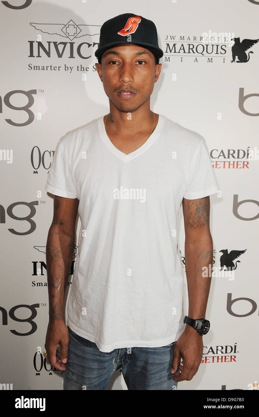 Pharrell The Ocean Drive Magazine 18th Anniversary party presented by ...